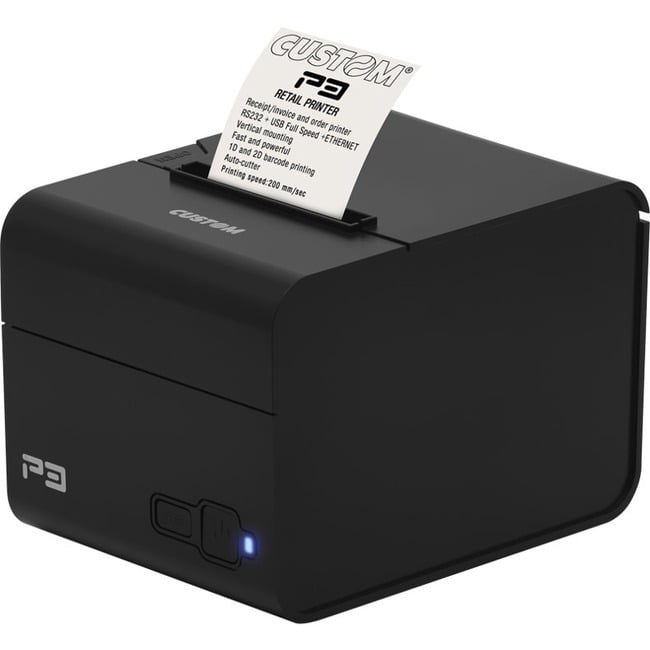 Custom P3 Desktop Direct Thermal Printer Monochrome Receipt Print USB ...