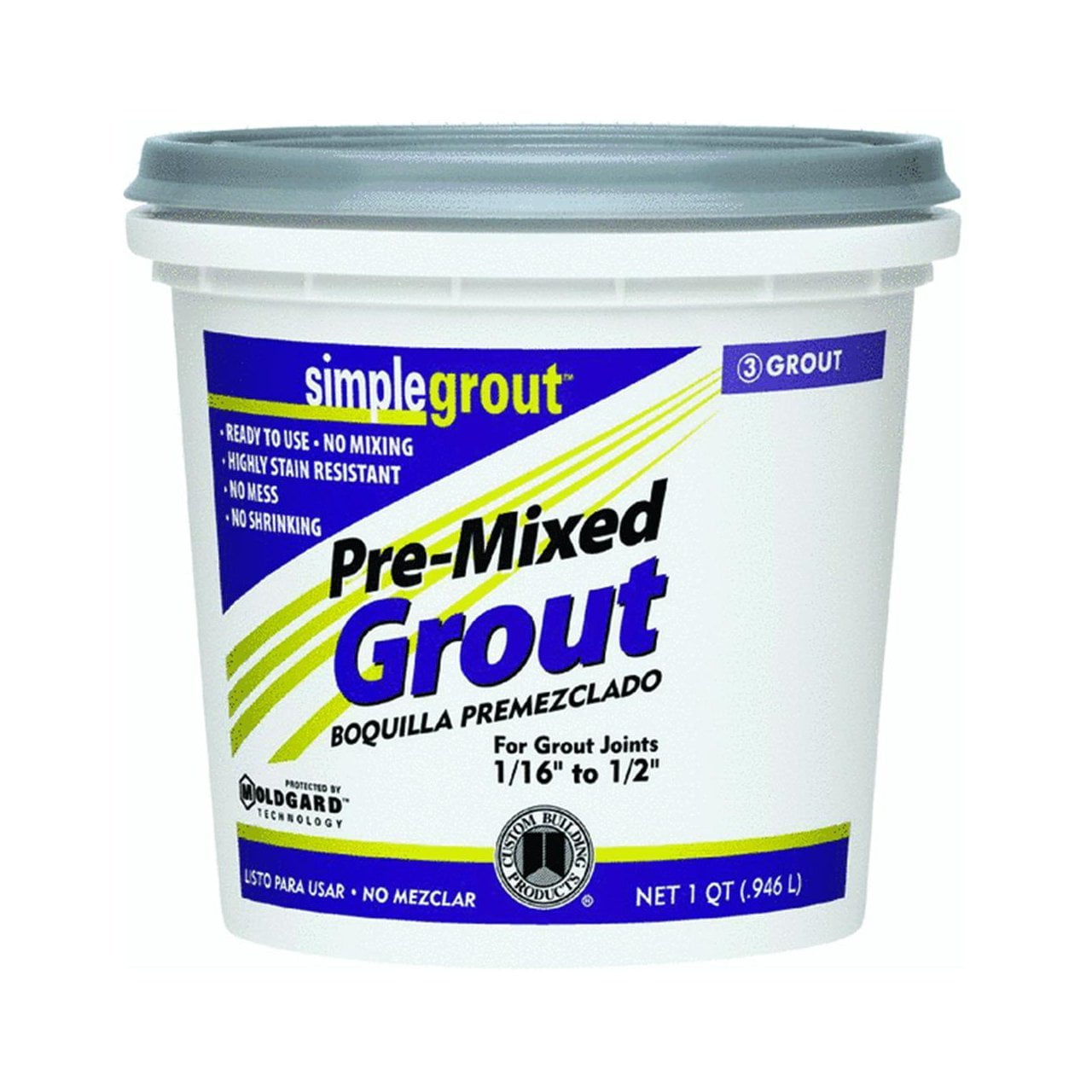 Custom PMG09QT Tile-Grout, Natural Gray - Walmart.com