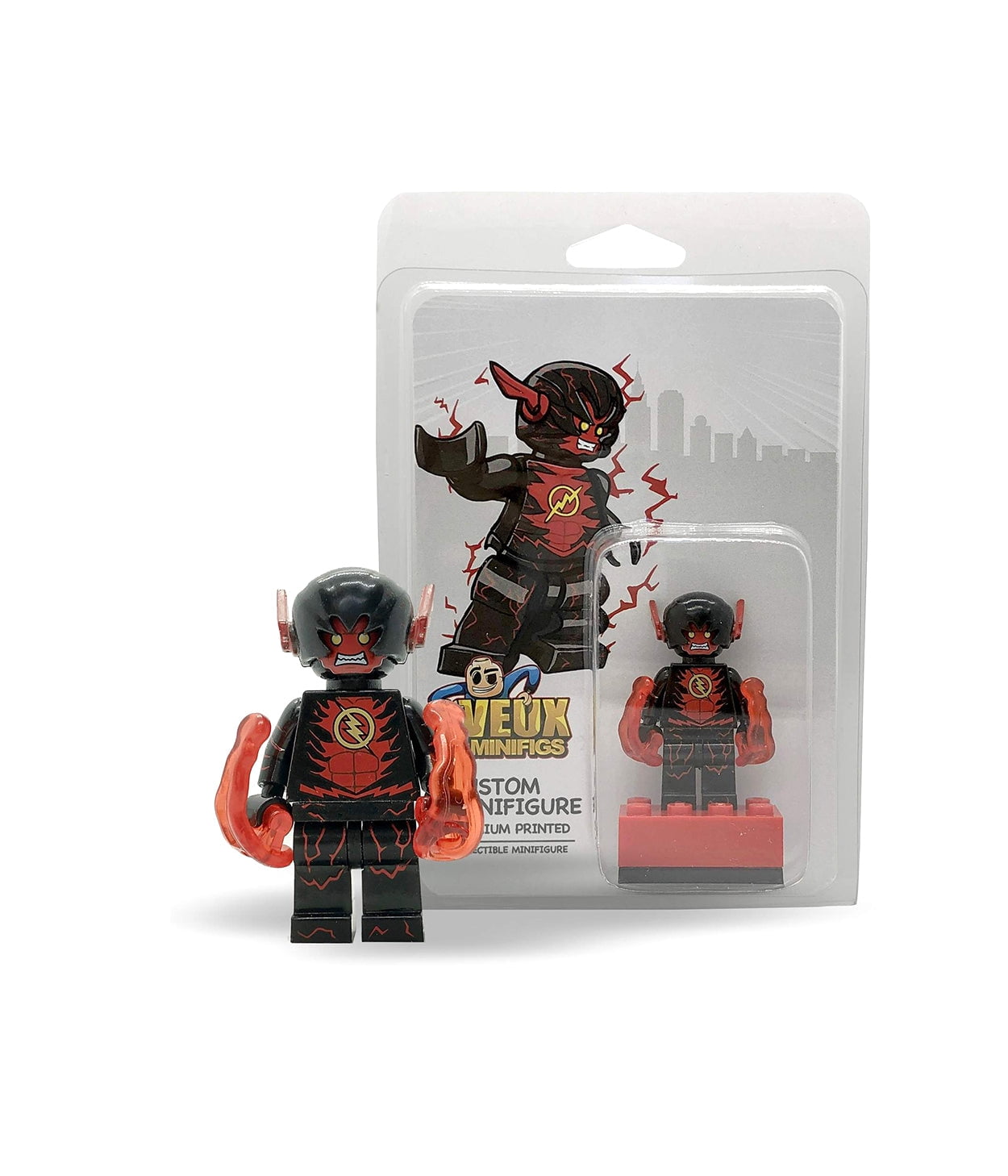 Custom PRINTED Daniel West Prime Earth Flash Reverse Flash NEW 52 ...