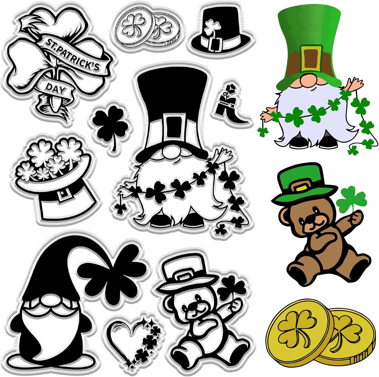 Custom PVC Plastic Clear Stamps for DIY Scrapbooking Cards Making Stamp ...