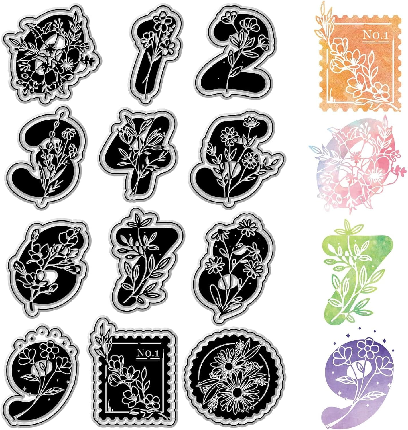 Custom PVC Plastic Clear Stamps for DIY Scrapbooking Photo Album ...
