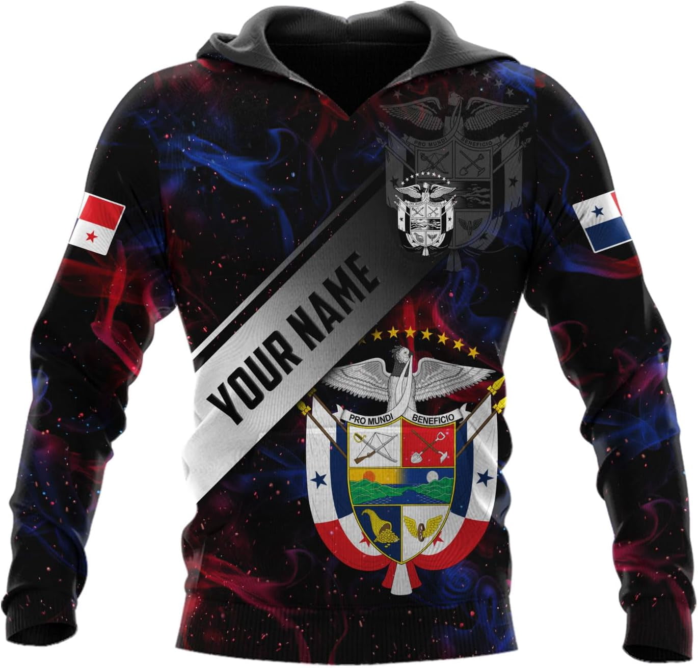 Custom Panama Shirts for Men 3D Panama Coat of Arms Shirts Panamanian ...