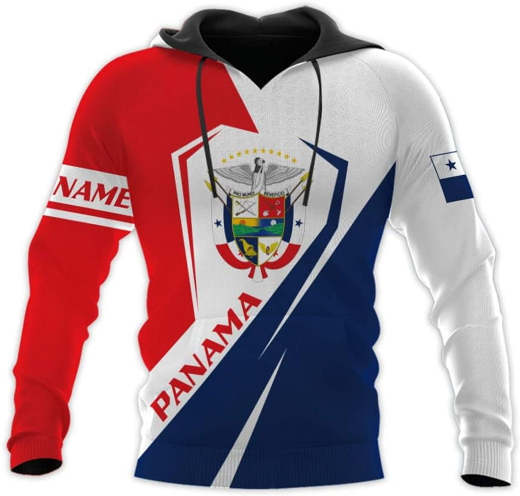 Custom Panama Shirts for Men 3D Panama Coat of Arms Shirts Panamanian ...
