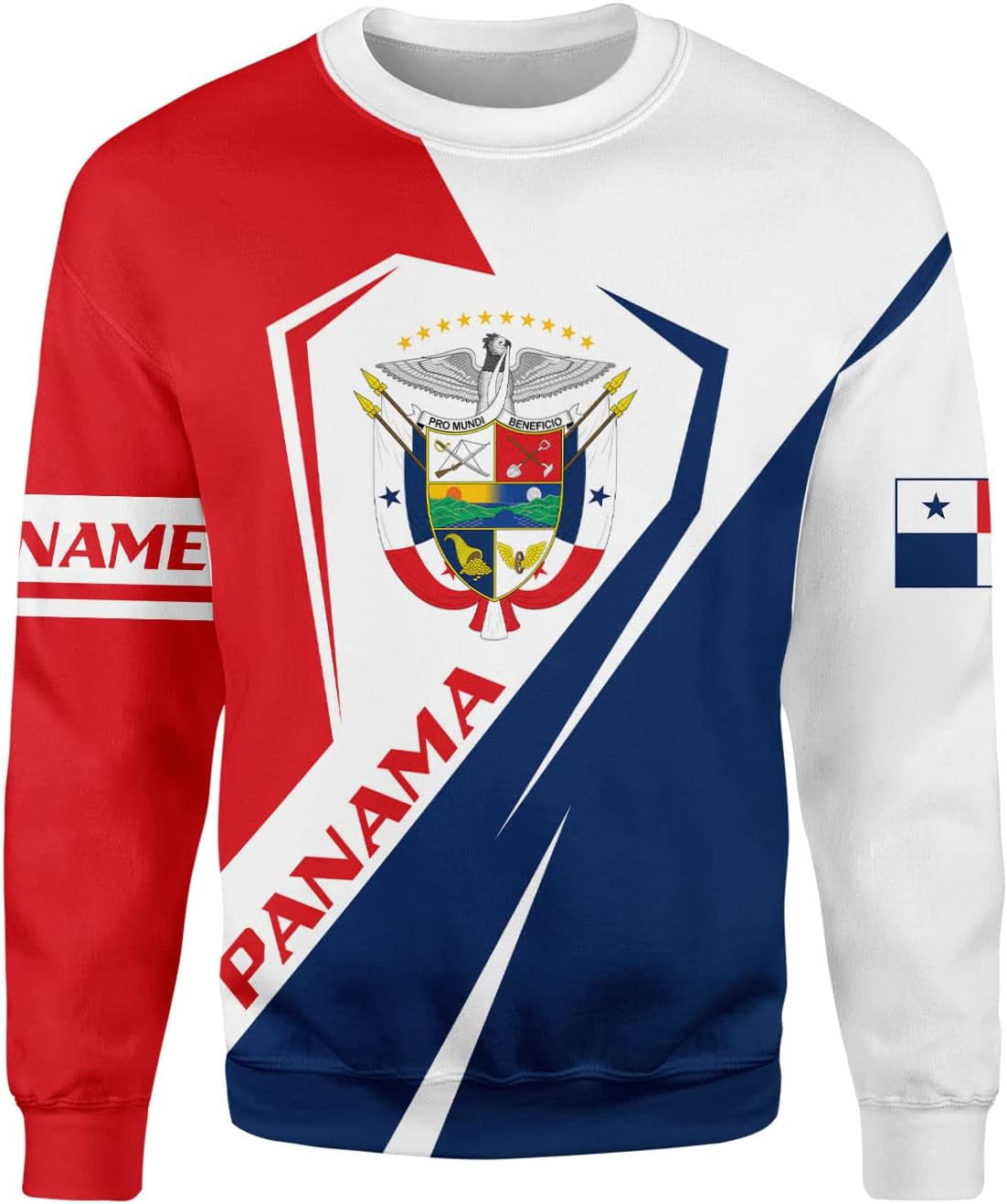 Custom Panama Shirts for Men 3D Panama Coat of Arms Shirts Panamanian ...