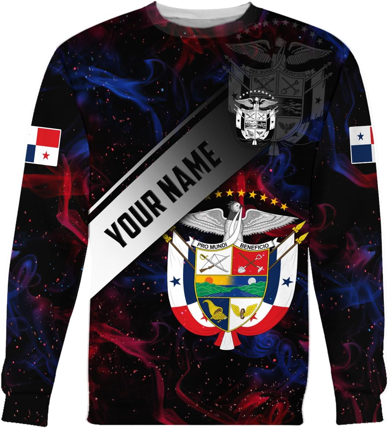 Custom Panama Shirts for Men 3D Panama Coat of Arms Shirts Panamanian ...
