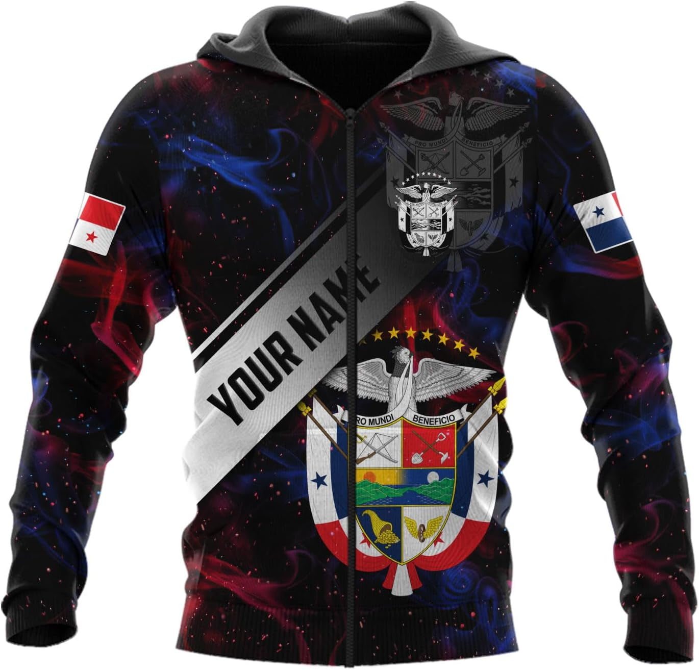 Custom Panama Shirts for Men 3D Panama Coat of Arms Shirts Panamanian ...