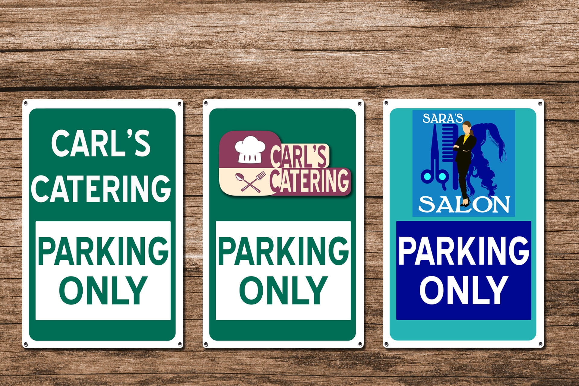 Custom Parking Only Signs - Outdoor Metal - Walmart.com