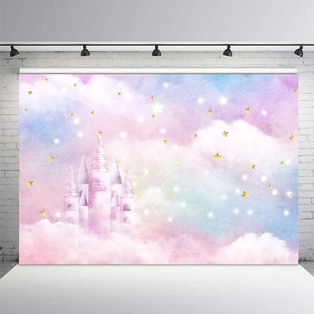 Custom Pastel Rainbow Watercolor Photo Studio Booth Background Props ...