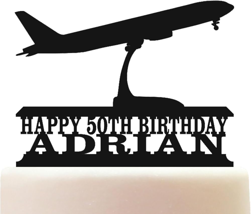 Custom Personalized Acrylic Acrylic Airline Passenger Jet Travel ...