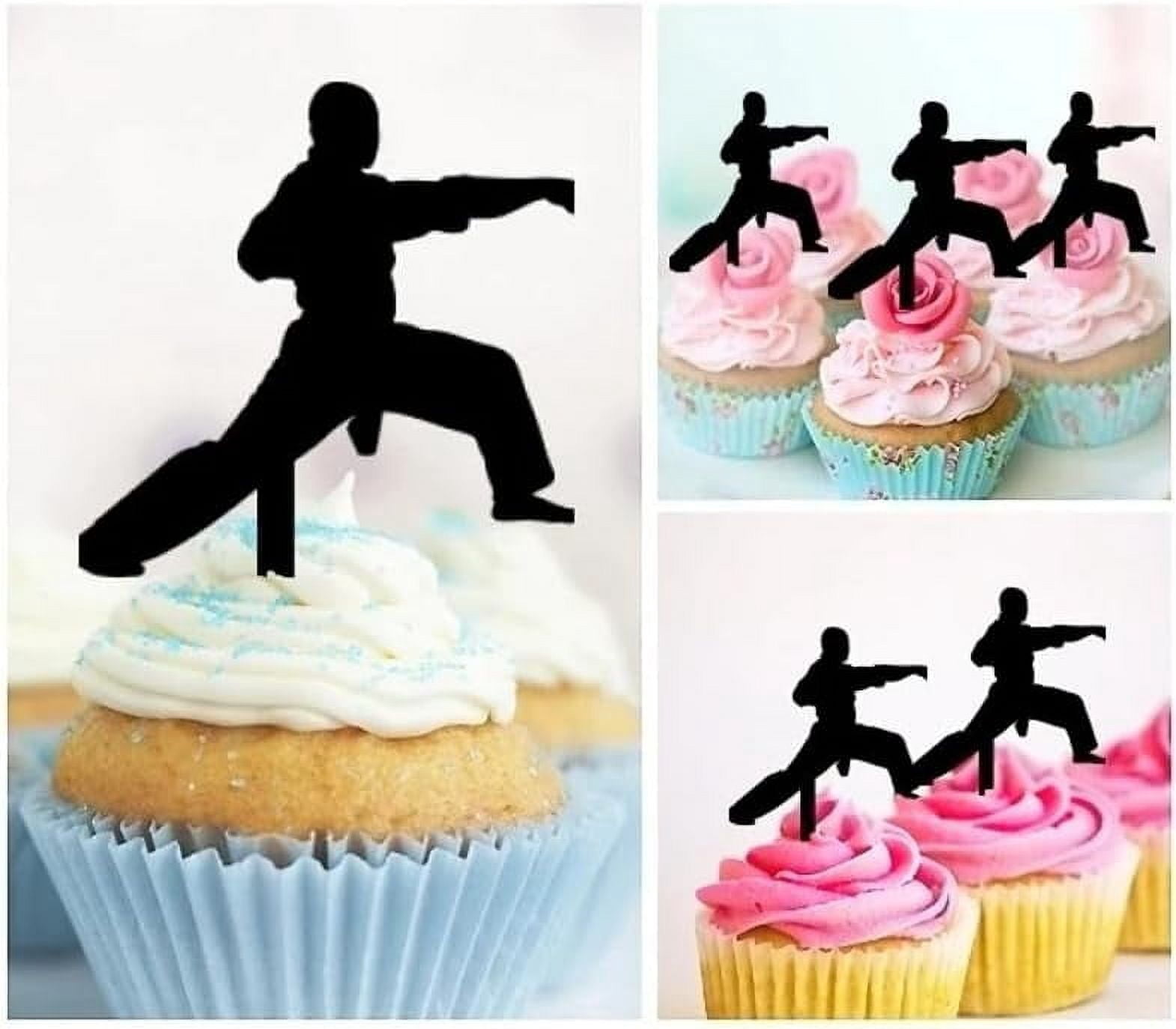 Custom Personalized Acrylic Acrylic Fencing Birthday Cake Topper ...