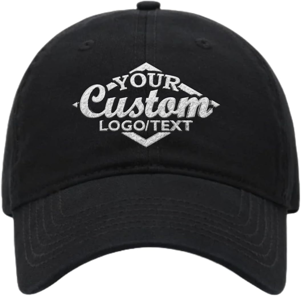 Custom Personalized Baseball Cap Hats Customize DTF Printing Design ...