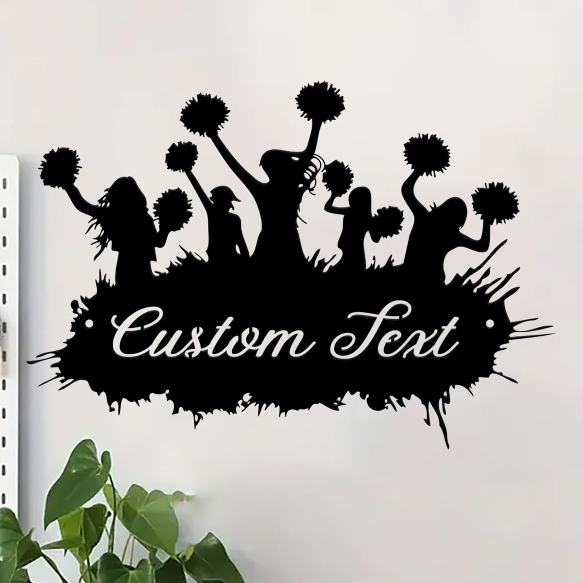 Custom Personalized Cheerleader Metal Sign Wall Art, Custom Cheerleader ...