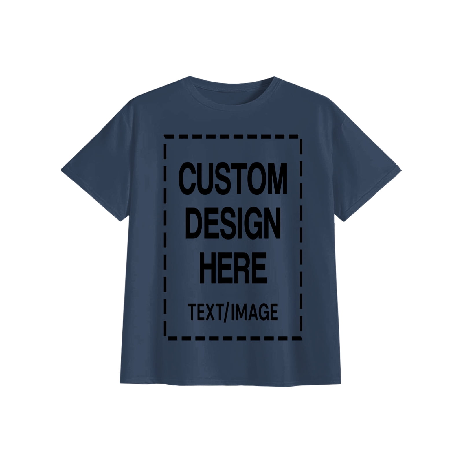 Custom Personalized Cotton T Shirts for Men Customized DTF Print Custom ...