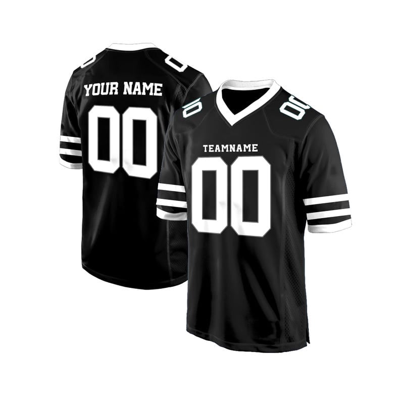 Custom Personalized Football Jersey Embroidered Team Name Number Logo ...