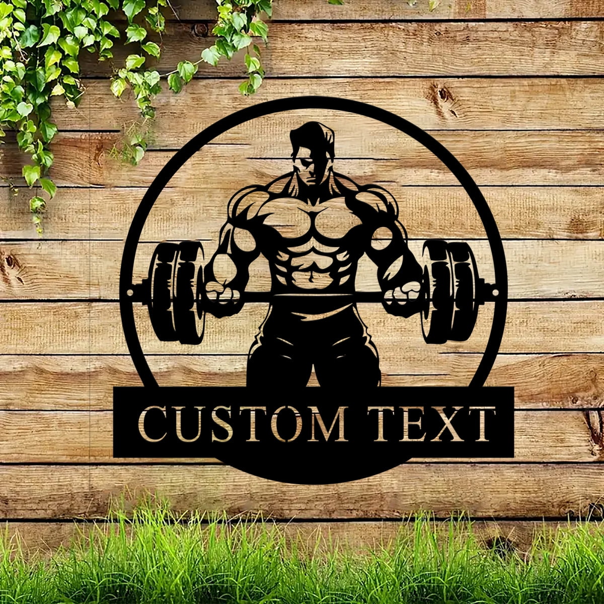 Custom Personalized Gym Home Name Metal Sign, Fitness Club Sign, Fit ...