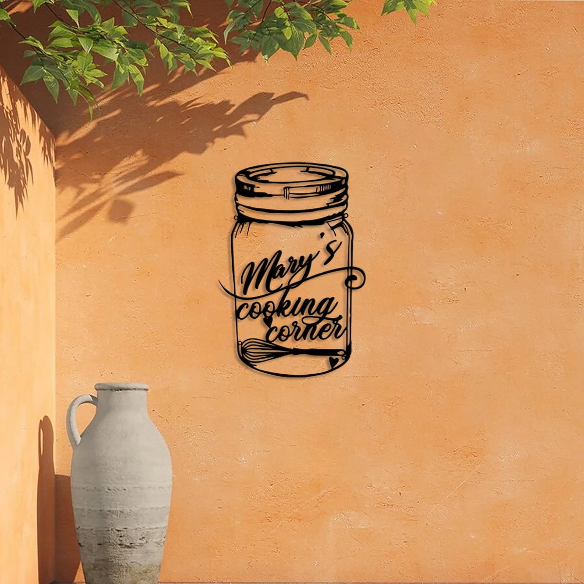 Custom Personalized Jar Mama's Cooking Corner Custom Kitchen Sign Gift ...