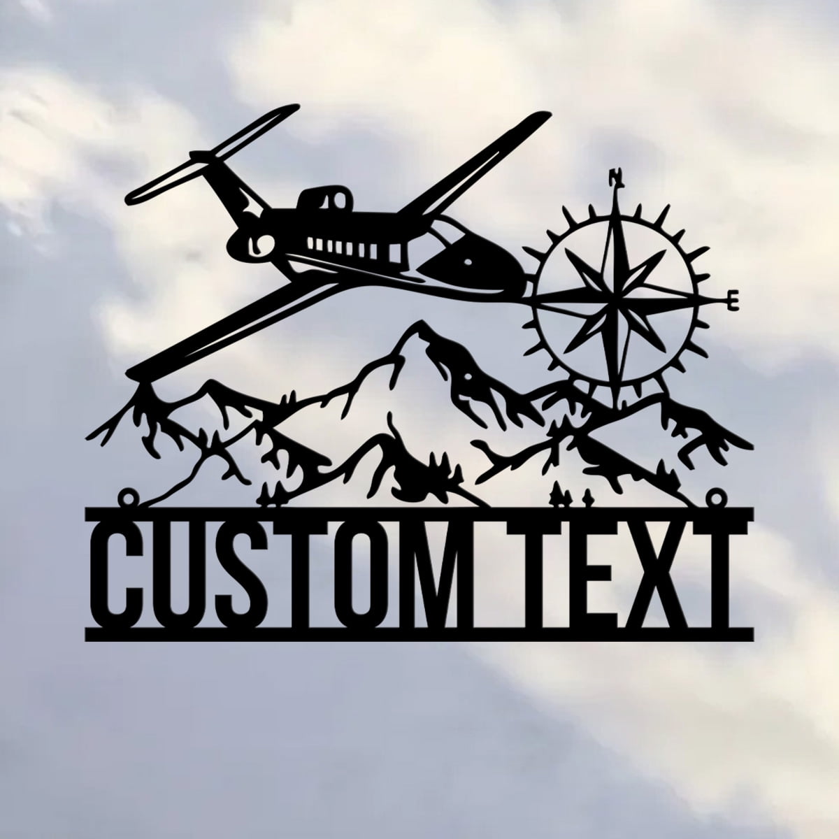 Custom Personalized Metal Wall Art and Airplane Theme - Custom Pilot ...