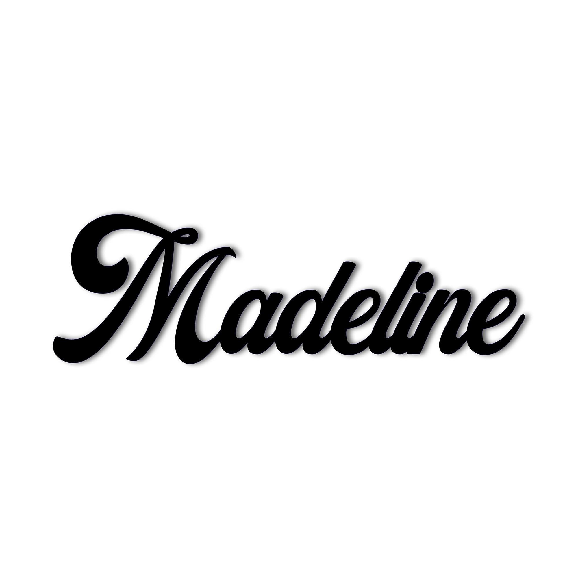 Custom Personalized Name Sign Metal Wall Art Plaque Cursive ...