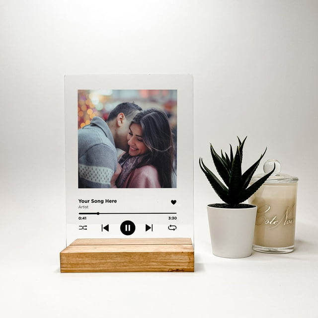 Custom Personalized Photo Song Framed Lyrics Music Album Cover Picture ...