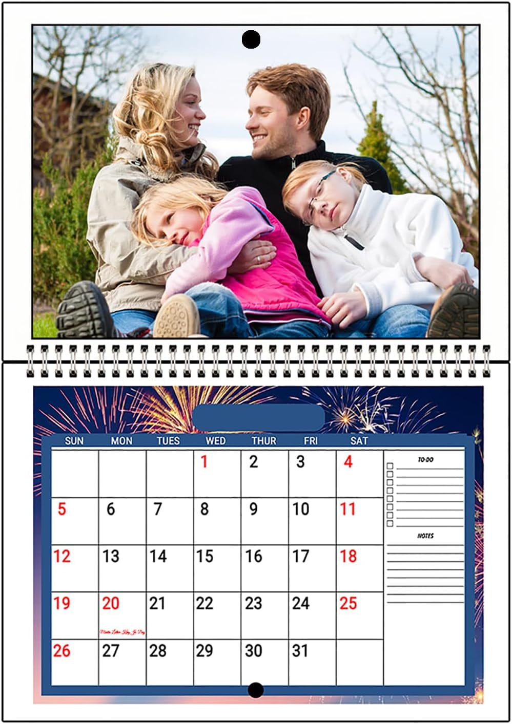 Custom Personalized Photo Wall Calendar 2026 Print Your Photo Calendars ...