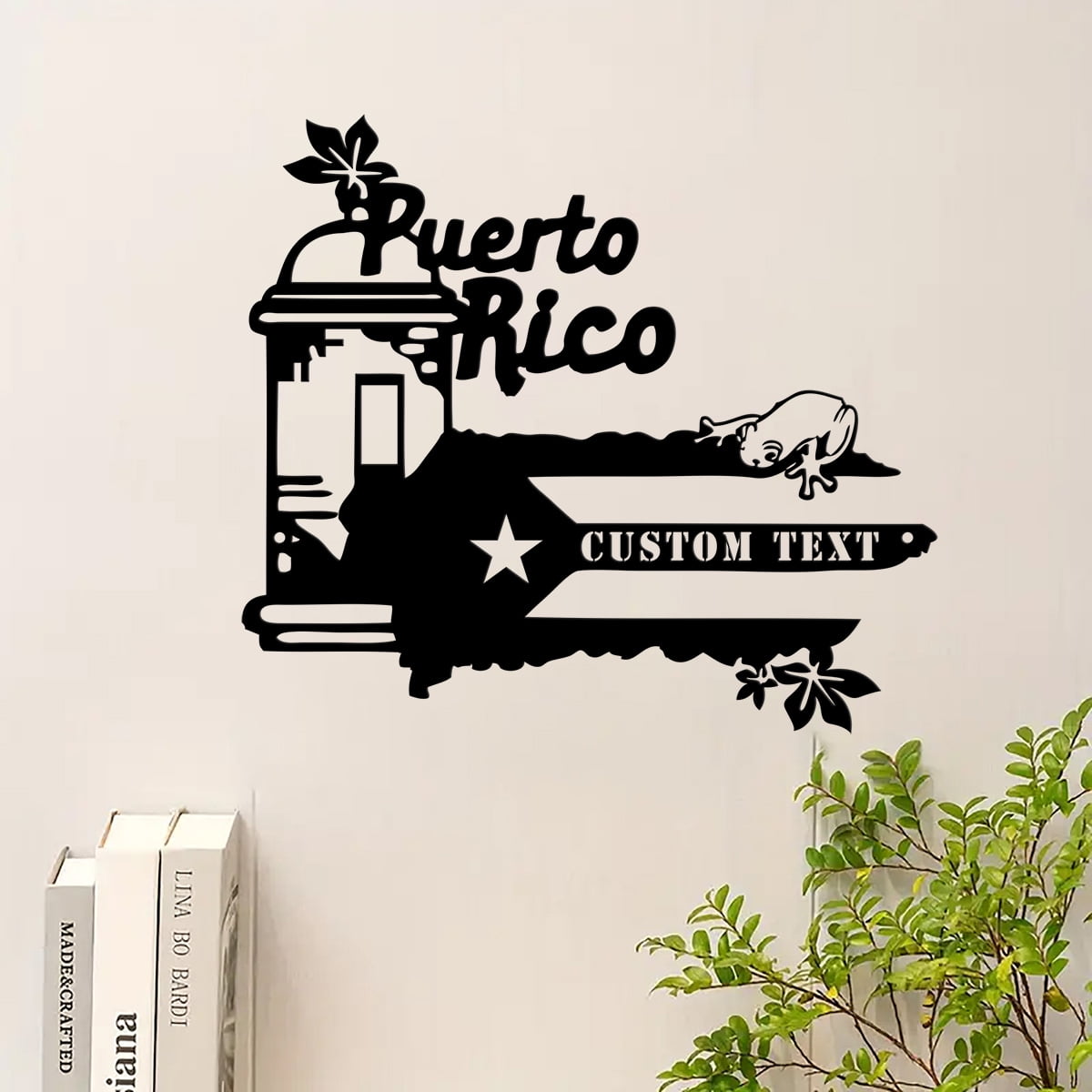 Custom Personalized Puerto Rico Metal Sign, Custom Puerto Rico Lover ...