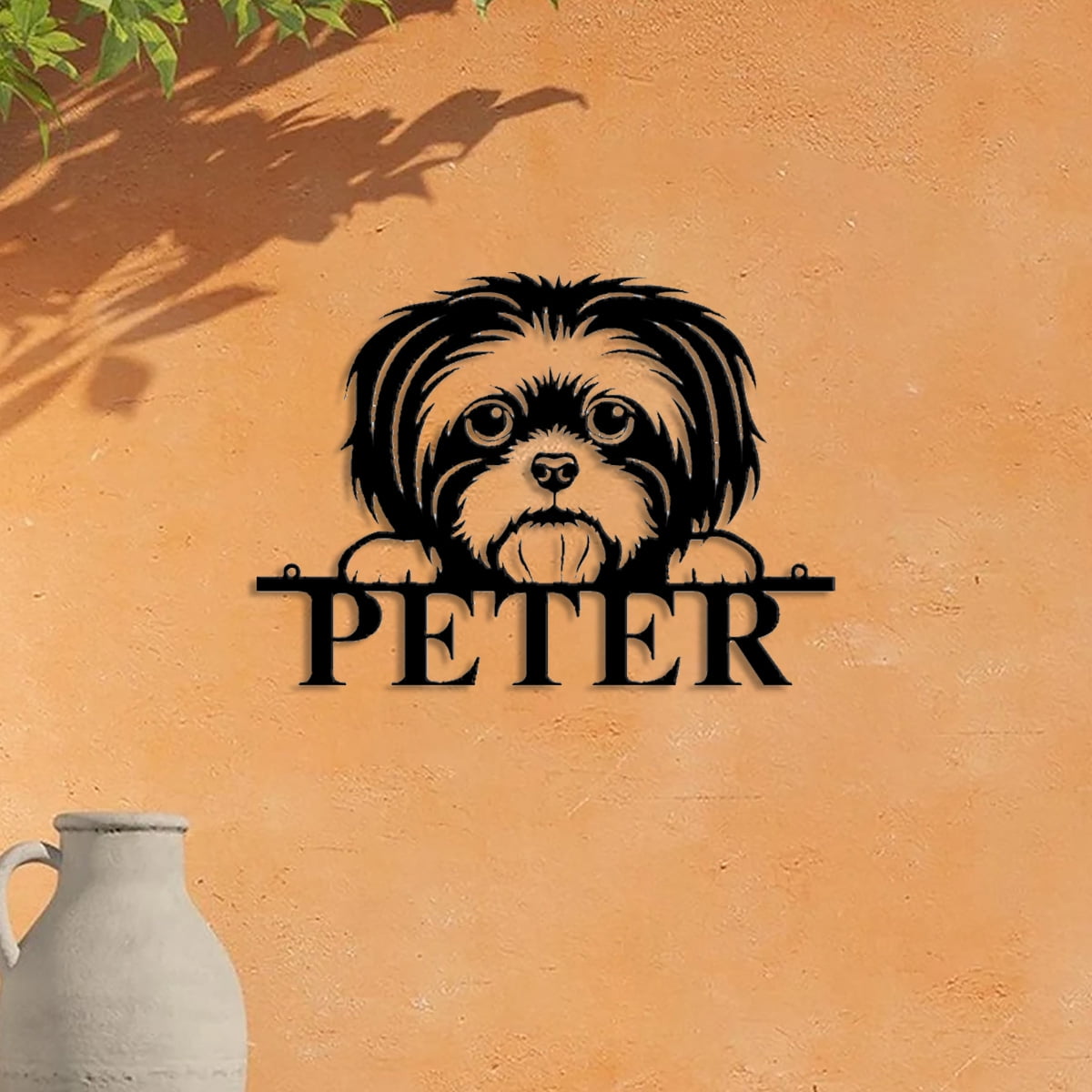 Custom Personalized Shih Tzu Dog Sign Art Custom Shih Tzu Dog Metal ...