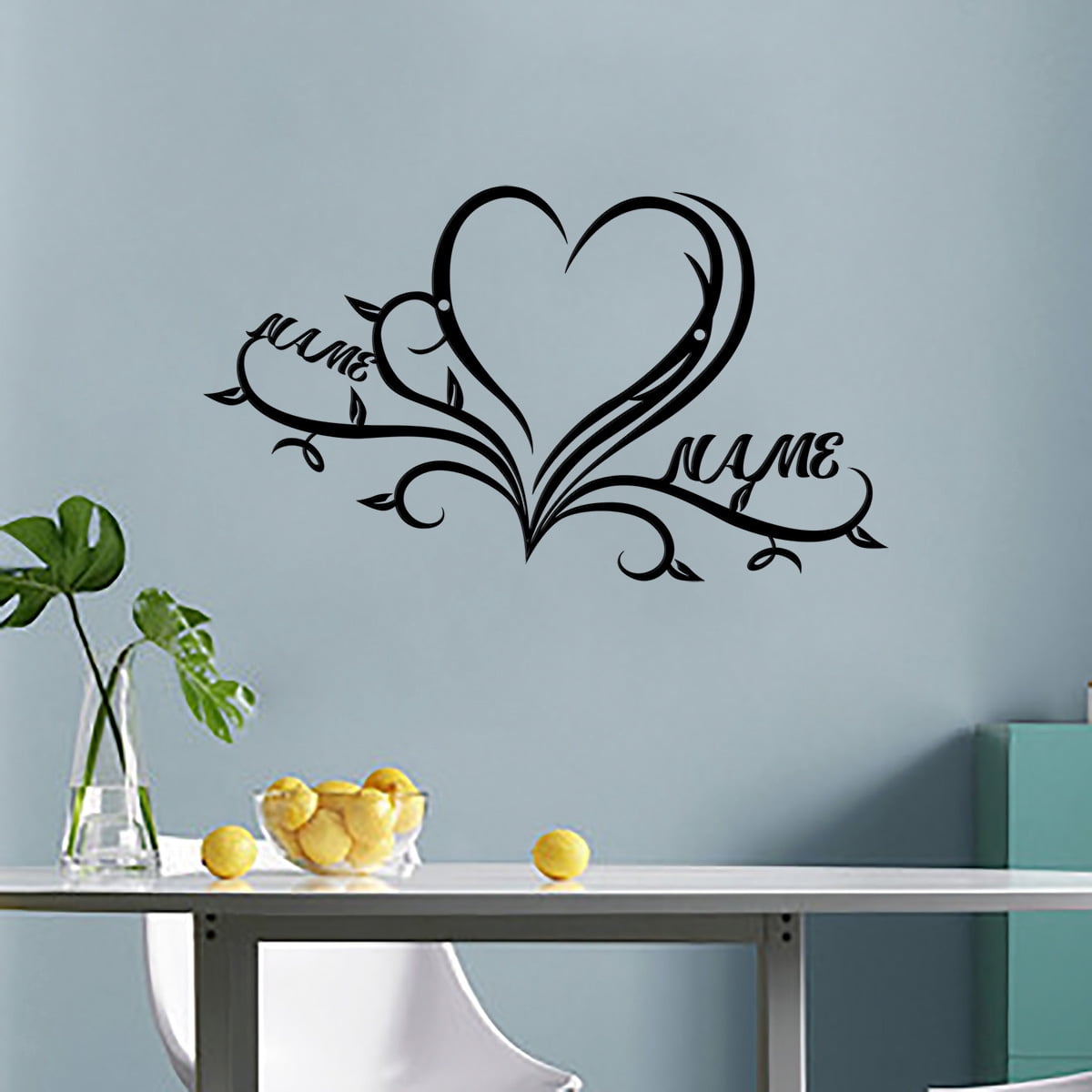 Custom Personalized Wedding Gift for Couple, Heart Sign with Names and ...