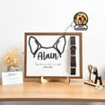 Custom Pet Memorial Collar Holder with Photo, Dog & Cat Memorial Frame ...