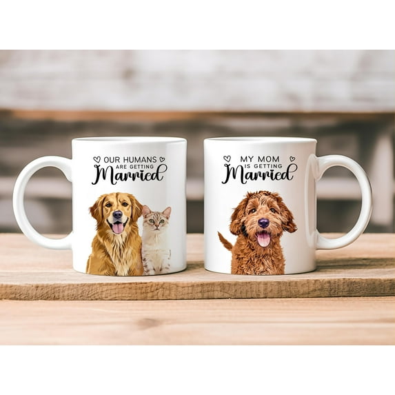 Custom Pet Mug Using Photo & Name, Cat Mug, My Humans Are Getting ...