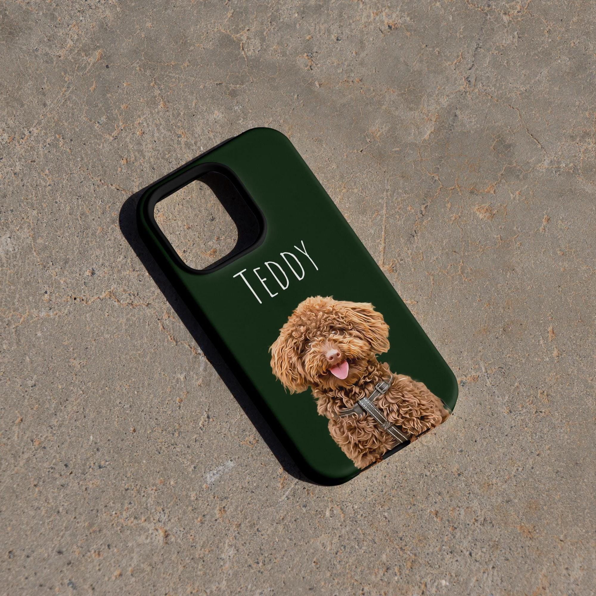 Custom Pet Phone Case with Name - Personalized Dog & Cat Photo Cover ...