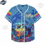 Custom Phish Aquarium Baseball Jersey - Walmart.com