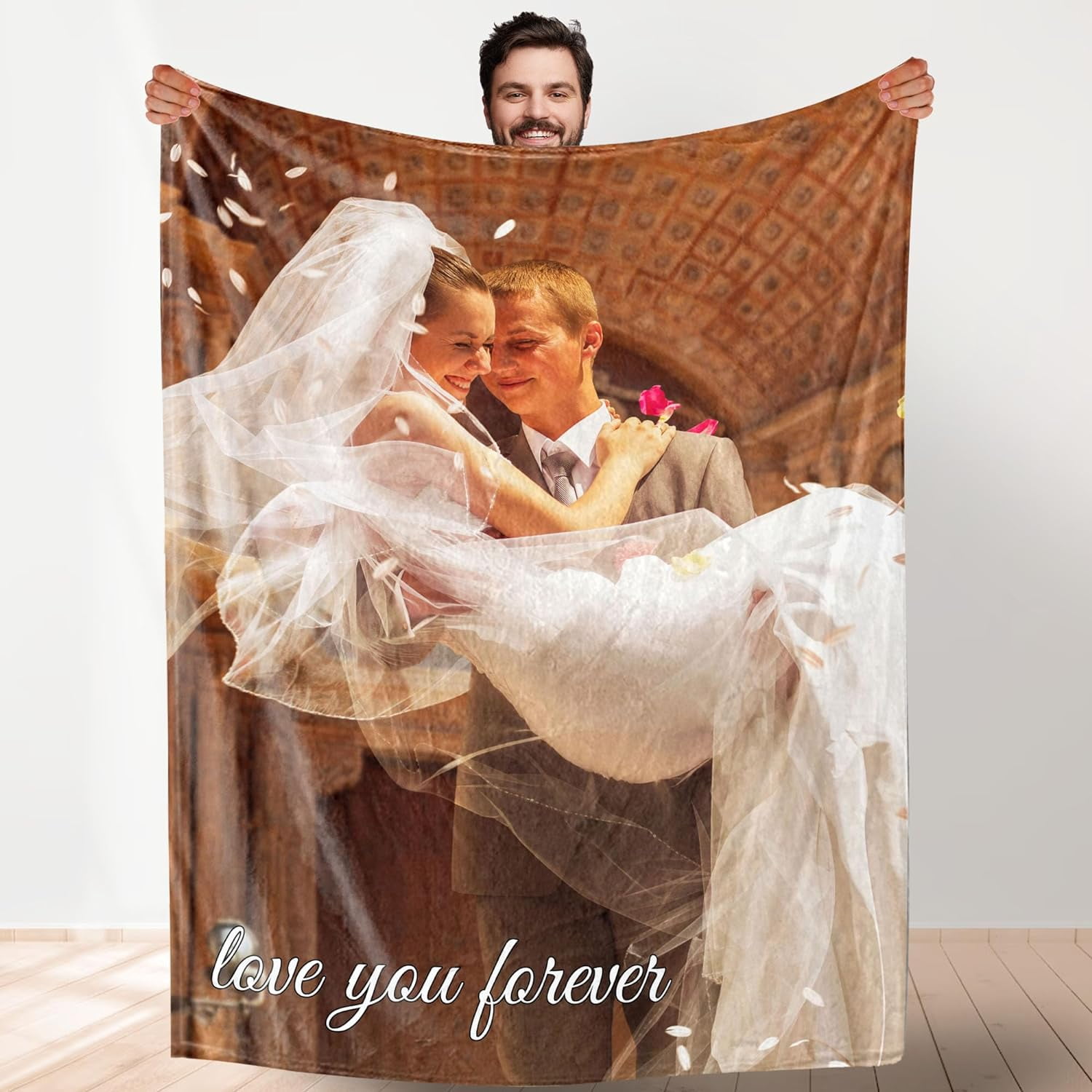 Custom Photo Blanket Personalized Pictures Blankets for Mom Family ...