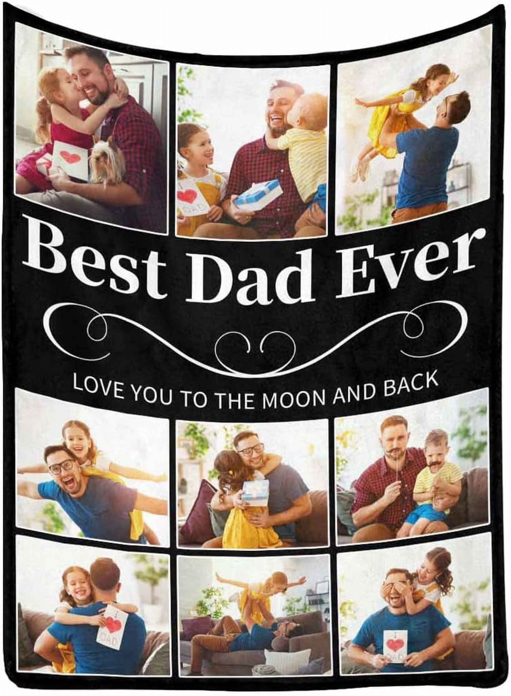 Custom Photo Collage Blanket for Family, Customized Bed Blanket with 10 ...