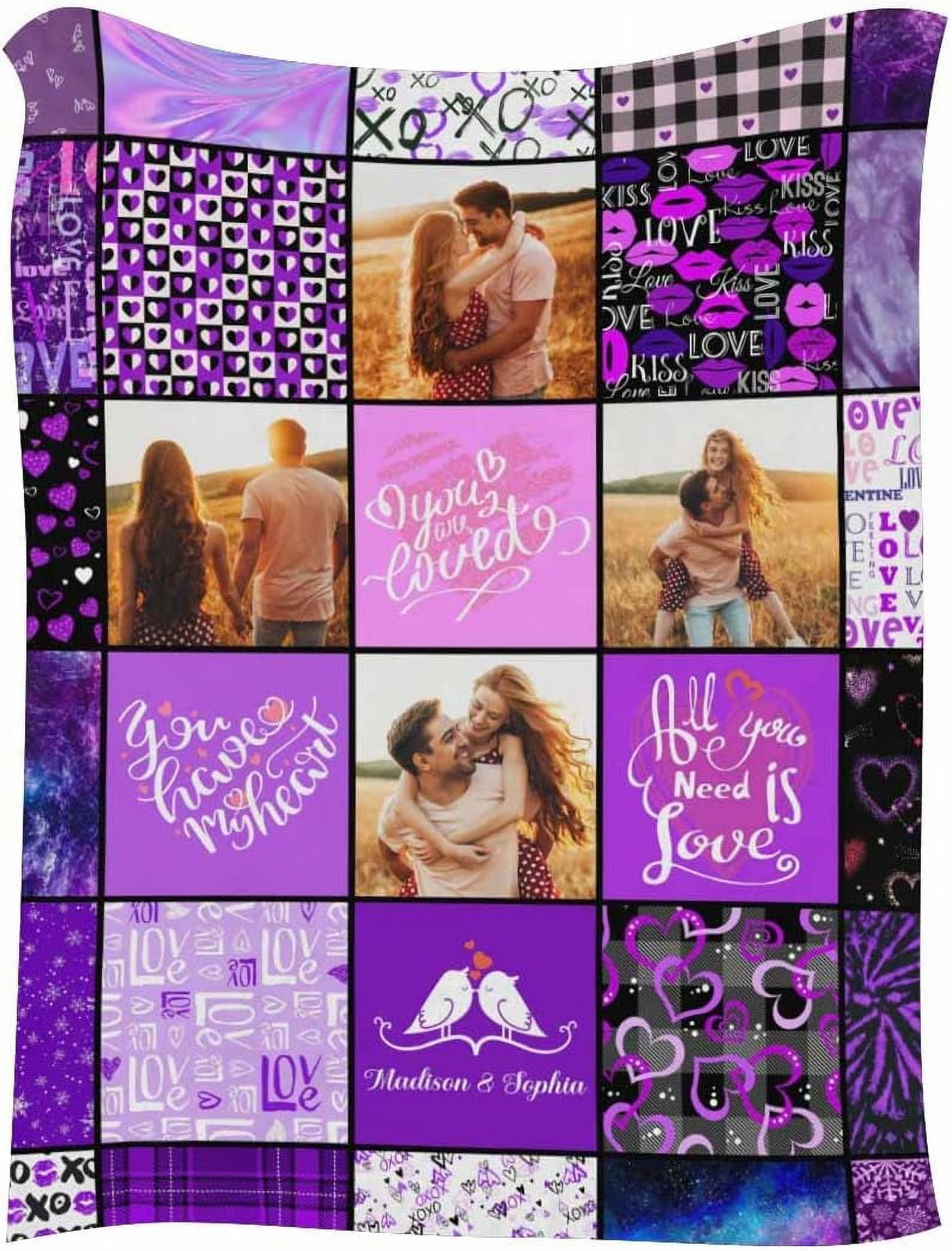 Custom Photo Collection Blanket Where There Is Love There Is Life ...