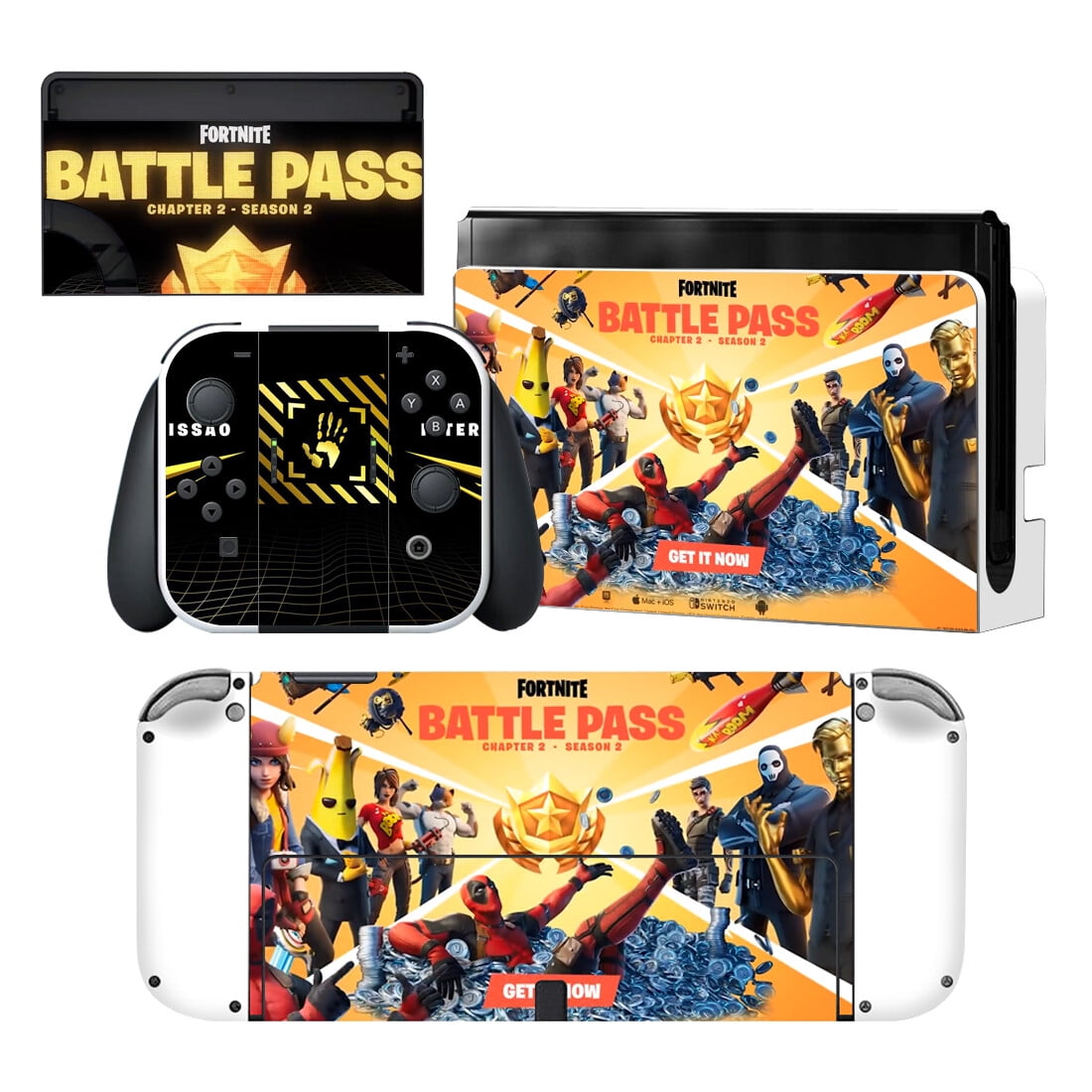 Custom Photo Full Body Vinyl Skin Stickers for Nintendo Switch OLED ...