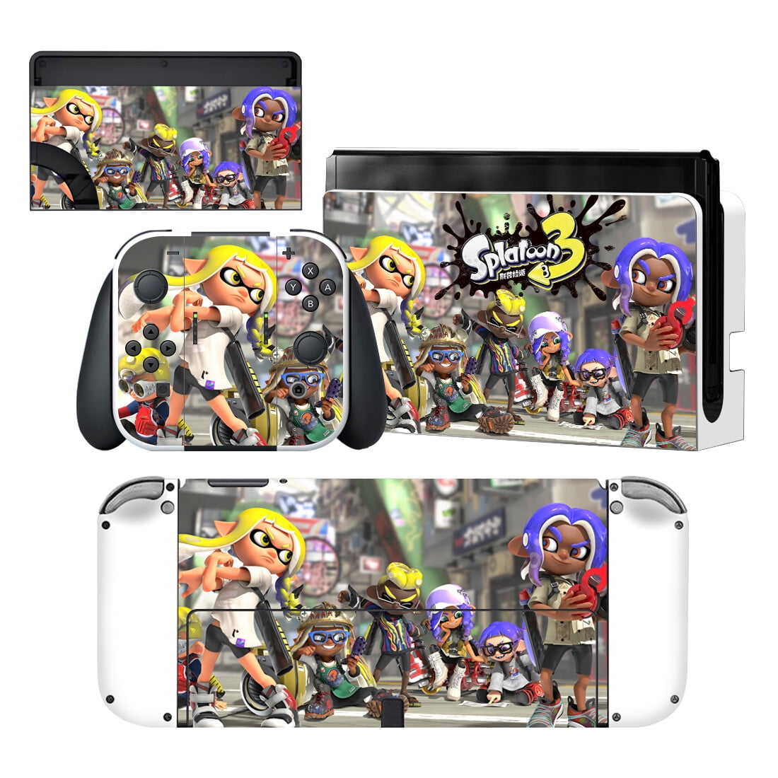 Custom Photo Full Body Vinyl Skin Stickers for Nintendo Switch OLED ...