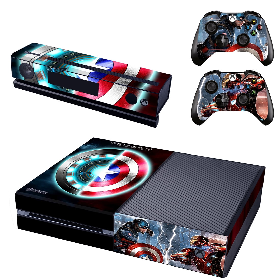 Custom Photo Full Body Vinyl Skin Stickers for Xbox One Console and ...