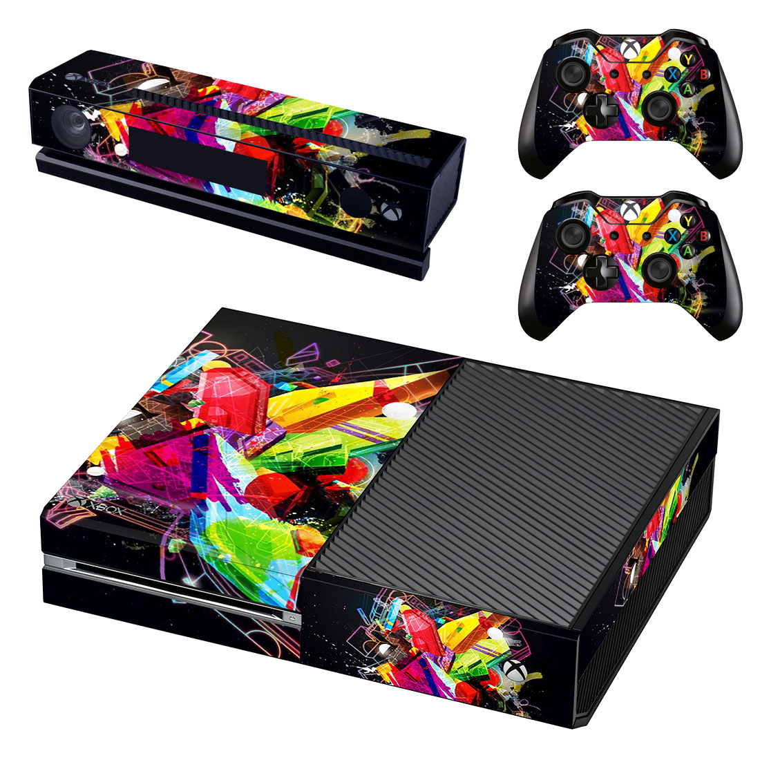 Custom Photo Full Body Vinyl Skin Stickers for Xbox One Console and ...