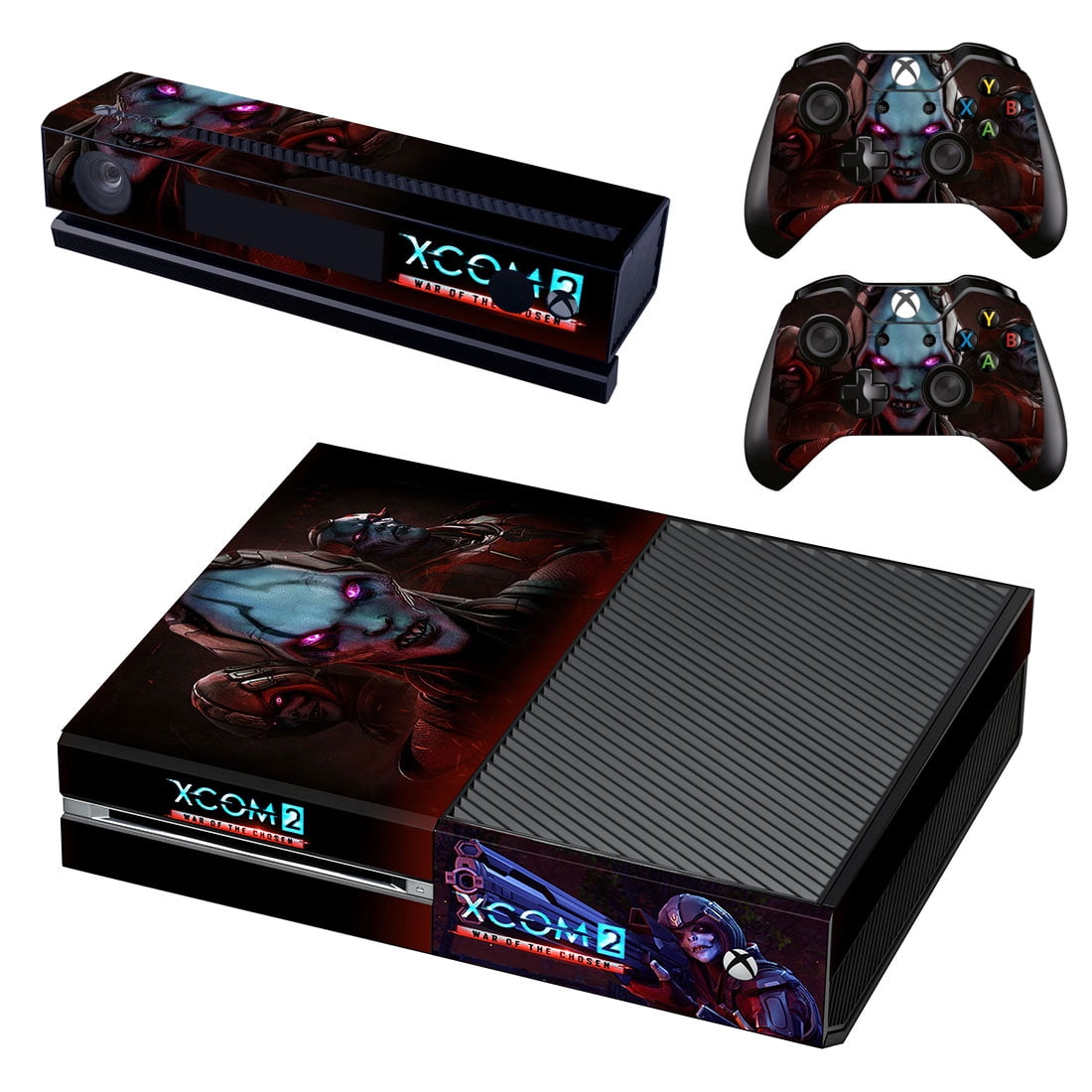 Custom Photo Full Body Vinyl Skin Stickers for Xbox One Console and ...