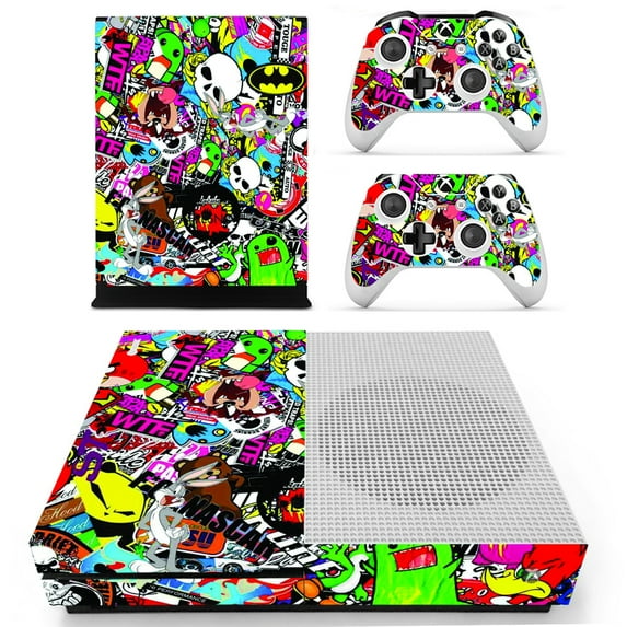 Custom Photo Full Body Vinyl Skin Stickers for Xbox One S Console and ...