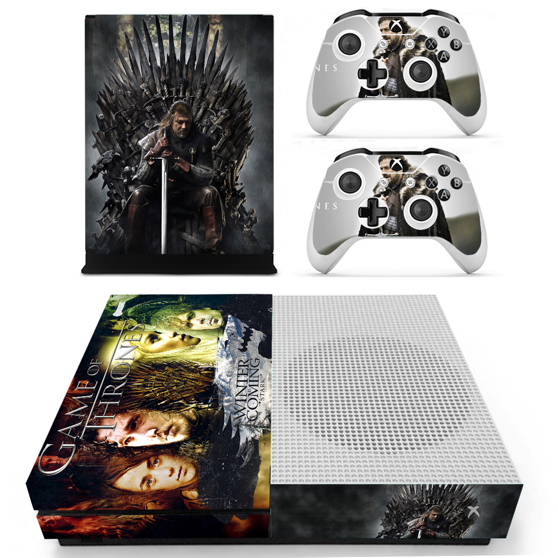 Custom Photo Full Body Vinyl Skin Stickers for Xbox One S Console and ...