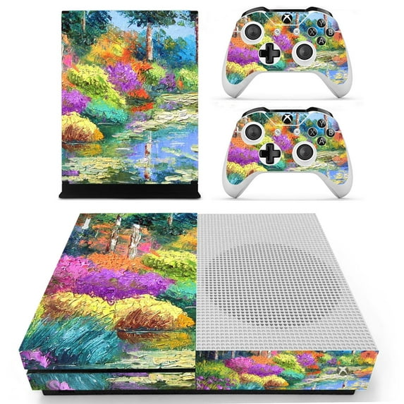 Custom Photo Full Body Vinyl Skin Stickers for Xbox One S Console and ...