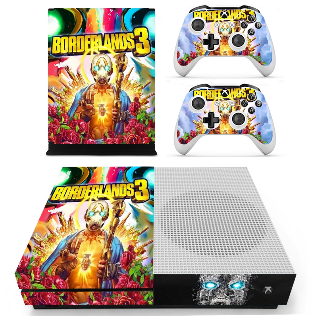 Custom Photo Full Body Vinyl Skin Stickers for Xbox One S Console and ...