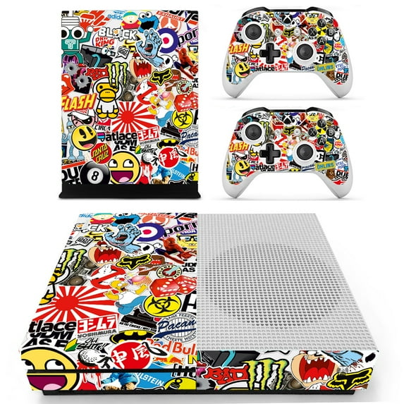 Custom Photo Full Body Vinyl Skin Stickers for Xbox One S Console and ...