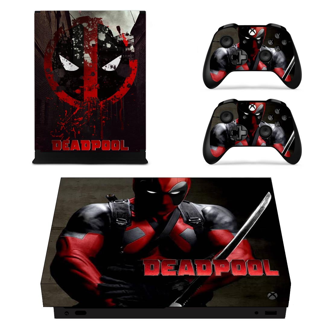 Custom Photo Full Body Vinyl Skin Stickers for Xbox One X Console and ...