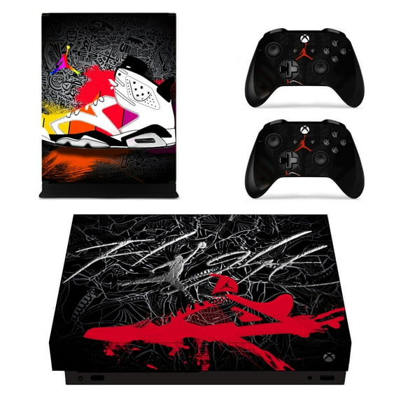 Custom Photo Full Body Vinyl Skin Stickers for Xbox One X Console and ...