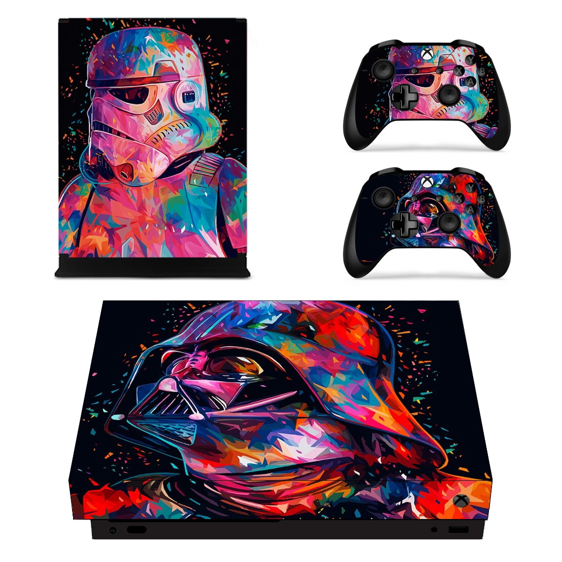 Custom Photo Full Body Vinyl Skin Stickers for Xbox One X Console and ...