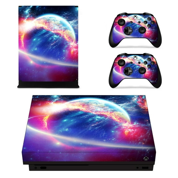Custom Photo Full Body Vinyl Skin Stickers for Xbox One X Console and ...