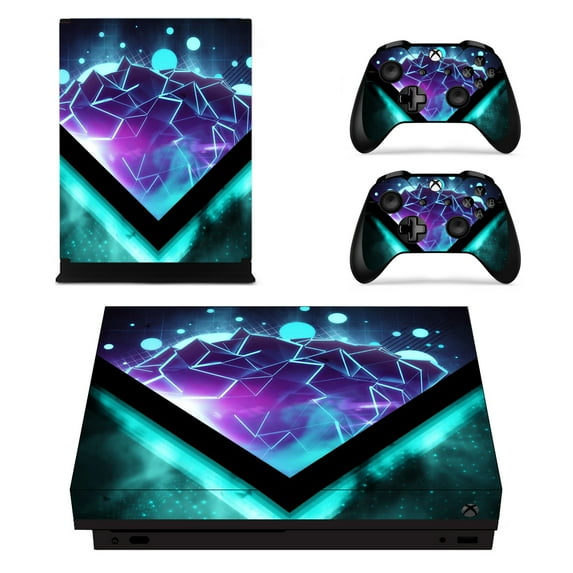 Custom Photo Full Body Vinyl Skin Stickers for Xbox One X Console and ...