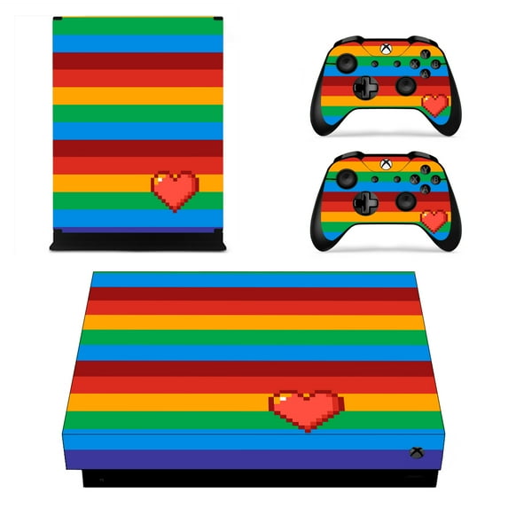 Custom Photo Full Body Vinyl Skin Stickers for Xbox One X Console and ...